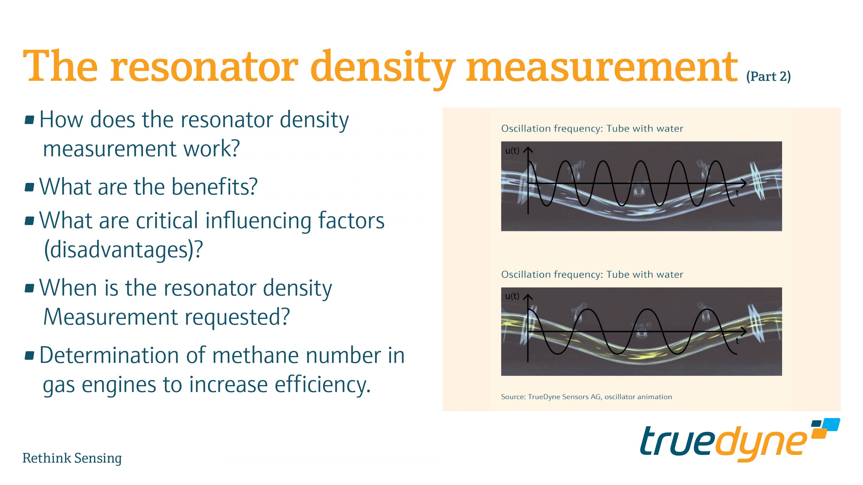 Density measurement basics – part 2 | TrueDyne Sensors AG